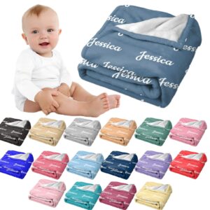 wtcwy custom baby blankets for girls boys with name personalized baby blankets with name personalized blankets for kids personalized baby items personalized baby girl boy gifts