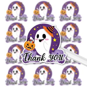 whaline 225pcs halloween stickers funny small business thank you stickers halloween cute ghost stickers for halloween envelopes sealing goodie treat bags party gift favors box cards decoration