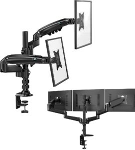 huanuo 13-32 inch monitor mount 2 monitors & triple monitor mount