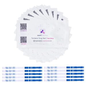 signify analytics test strip for liquid and powder substances - 10 pack (10 test strips) - fast, easy and simple to use