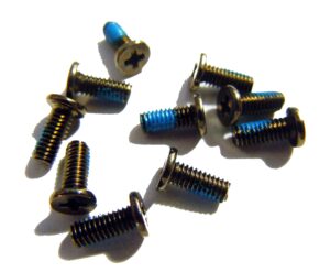 vath m2.5 x 6mm oem laptop screws (nylok) 10pcs (s13)