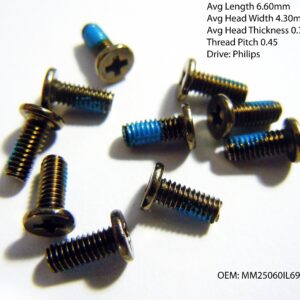 VATH M2.5 x 6mm OEM Laptop Screws (Nylok) 10pcs (S13)