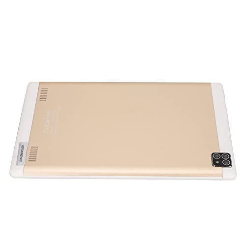 HD 8inch Tablet,Portable WiFi Android HD Tablet,4GB and 64GB Memory Tablet,8 Million 16 Million Pixels Dual SIM 3G Call Tablet,Gaming Tablet(Gold)