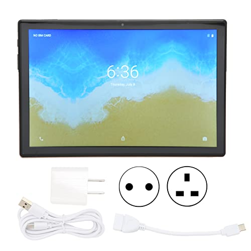 10.1in Tablet PC,FHD Screen Android Tablet,Octa Core Chip 4G RAM 128G ROM Tablet, Dual SIM Dual Standby 7000mAh Battery Tablet,Tablet with Dual Speakers(Gold)