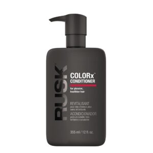 rusk colorx color care, weightless conditioner, protect color from fading up to 35 washes, reduce breakage, 12 oz.