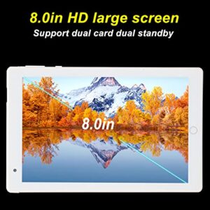 HD 8inch Tablet,Portable WiFi Android HD Tablet,4GB and 64GB Memory Tablet,8 Million 16 Million Pixels Dual SIM 3G Call Tablet,Gaming Tablet(Gold)