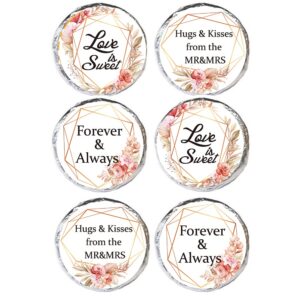 270 pcs watercolour flowers wedding stickers,3 design self adhesive circle label stickers, wedding envelope seals candy stickers,wedding party chocolate stickers.(fj-t12)