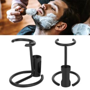 Shaving Brush Stand Metal Alloy Shaving Accessories Men's Beauty Care Supplies Storage Rack Suitable for Bathroom Bedroom Decorative