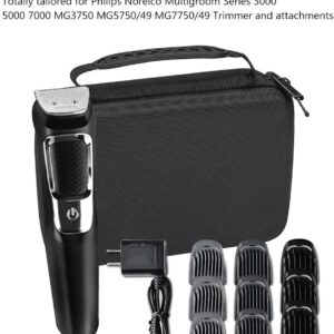 ProCase Hard Travel Case for Philips Bundle with Hard Travel Case for Man Gillette Styler Beard Trimmer