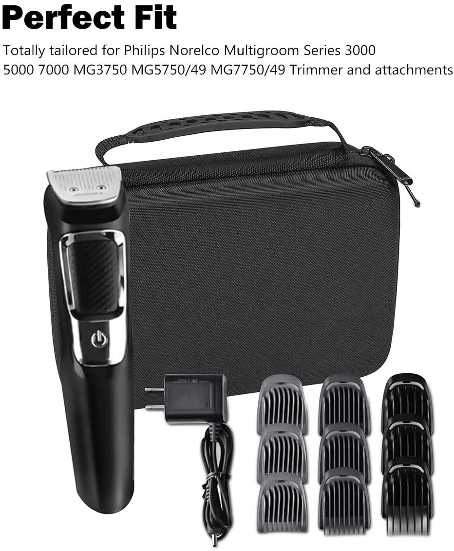 ProCase Hard Travel Case for Philips Bundle with Hard Travel Case for Man Gillette Styler Beard Trimmer