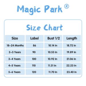 Magic Park 18M-6Y Baby Girls Ruffle Casual Dress Toddler Girl A-line Skirt Kids Plain Dresses Birthday Holiday Outfits (0043A_Black, 2-3 Years)