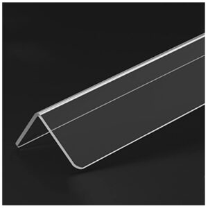 clear corner guard plastic self-adhesive corner trim strip, 90-degree angle corner shield - protecting/repairing wall corner (color : 3cm wide, size : 0.9m/35.4inch l)