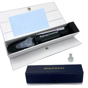 Honey Refractometer for Honey Moisture,13-25% Honey Moisture Refractometer Tester with ATC,Measuring Moisture with High Accuracy for Honey, Bee Keeping Supplies