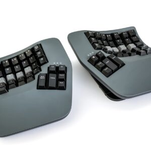 KINESIS Advantage360 Professional Split Ergonomic Keyboard - Bluetooth | Mechanical Switches | Fully Programmable Open Source | Contoured Shape | Adjustable Tenting | Backlit