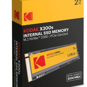 KODAK SSD M2 NVME PCI Express 3.0 Solid State Drive - 2TB