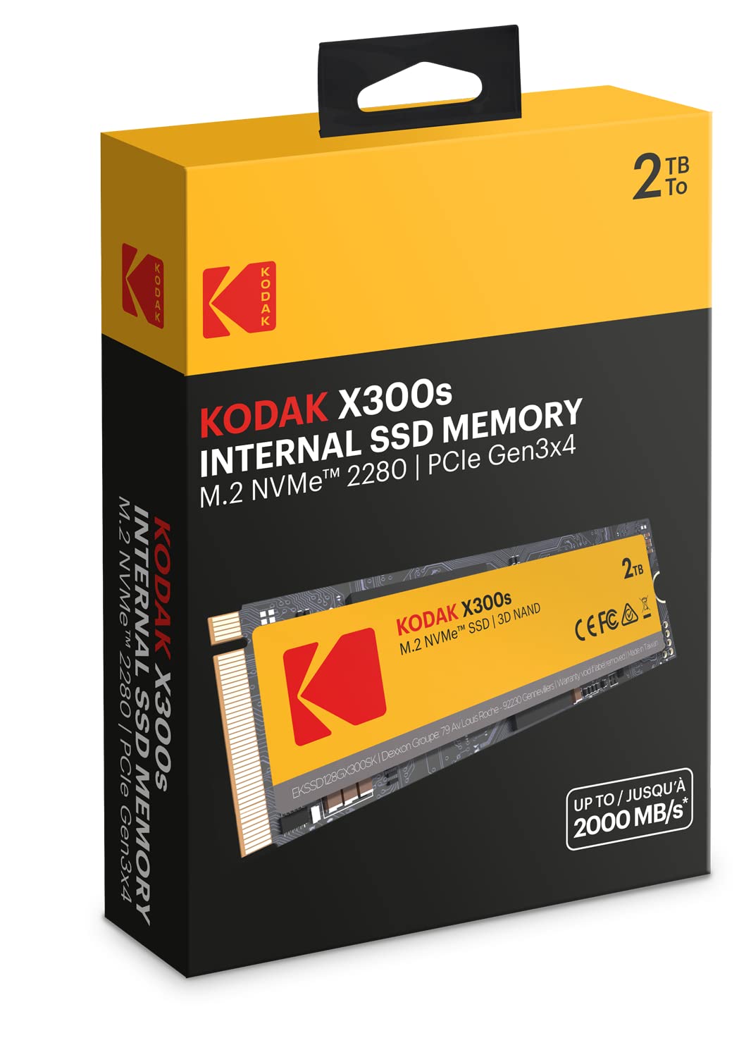 KODAK SSD M2 NVME PCI Express 3.0 Solid State Drive - 2TB