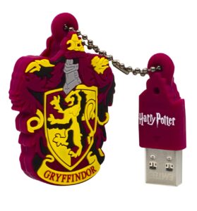 emtec 32gb harry potter collector usb 2.0 3d soft touch gum flash drive - gryffindor