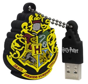 emtec 32gb harry potter collector usb 2.0 3d soft touch gum flash drive - hogwarts