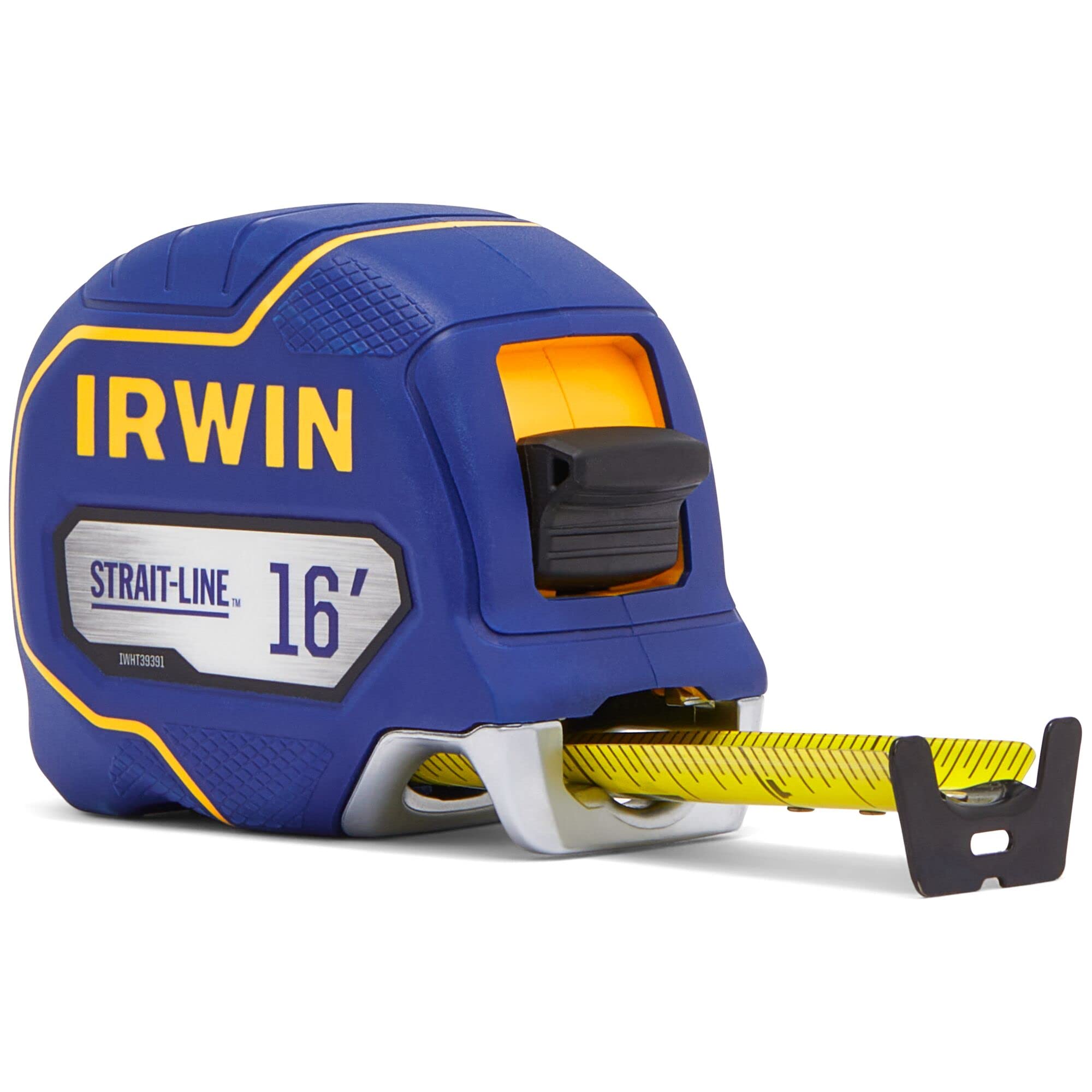 Irwin Tools IRWIN Strait-LINE Tape Measure, 16 ft, Includes Retraction Control, for All Your Measuring Needs (IWHT39391S)