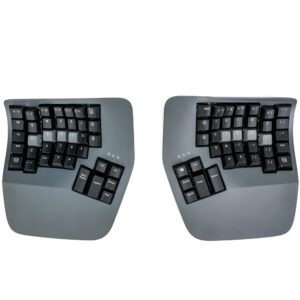 kinesis advantage360 professional split ergonomic keyboard - bluetooth | mechanical switches | fully programmable open source | contoured shape | adjustable tenting | backlit