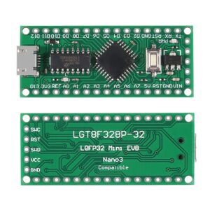 AITRIP 3PCS LGT8F328P-LQFP32 LGT8F328P LQFP32 MiniEVB HT42B534 SOP16 USB Driver Development Board Compatible with ATMEGA328 Nano V3.0 for Arduino