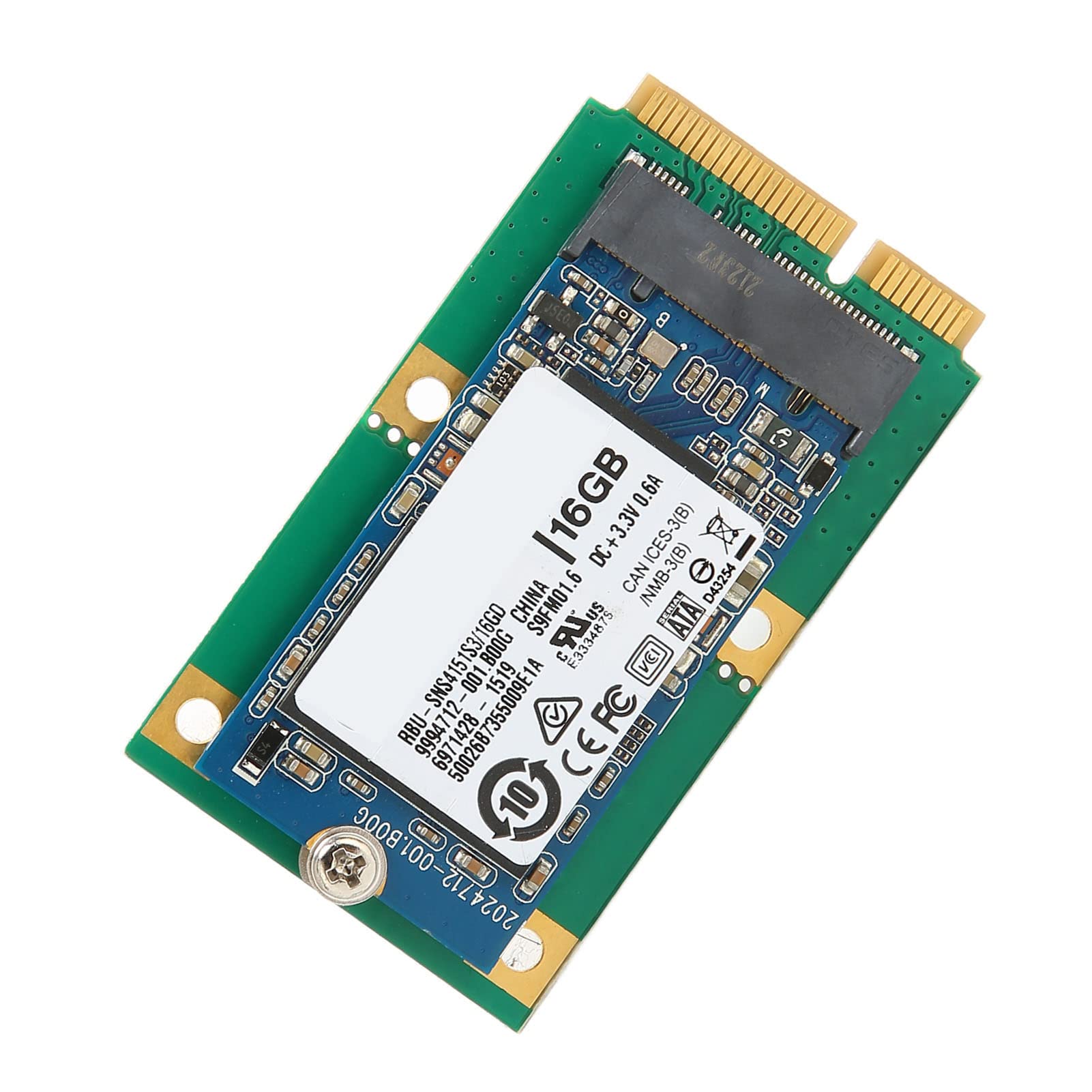 Jakoo M.2 Hard Drive, Easy Installation Small and Reliable Plug and Play M.2 SSD for Your Computer 16GB