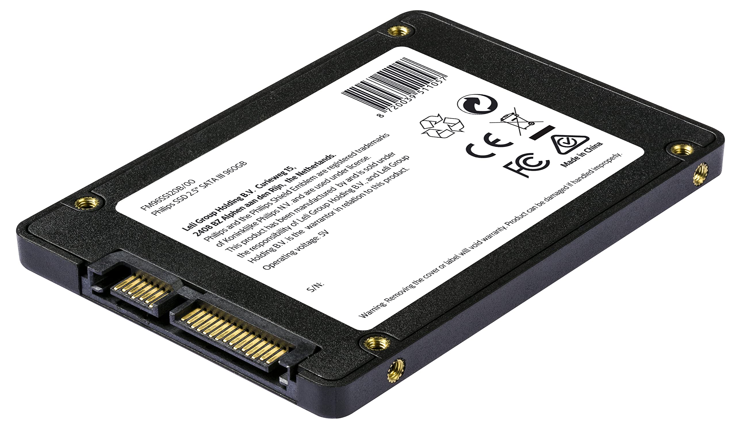 PHILIPS 960GB 2.5” SATA III Internal SSD, Solid State Drive, Up to 550MB/s Read