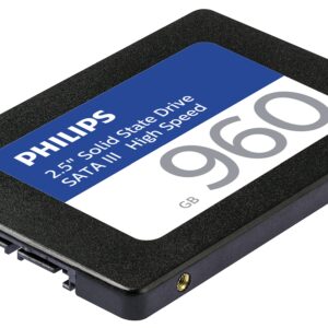 PHILIPS 960GB 2.5” SATA III Internal SSD, Solid State Drive, Up to 550MB/s Read