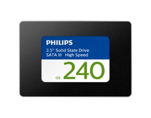 philips 240gb 2.5” sata iii internal ssd, solid state drive, up to 550mb/s read