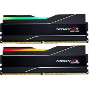 G.SKILL Trident Z5 Neo RGB Series (AMD Expo) DDR5 RAM 32GB (2x16GB) 5600MT/s CL30-36-36-89 1.25V Desktop Computer Memory UDIMM - Matte Black (F5-5600J3036D16GX2-TZ5NR)