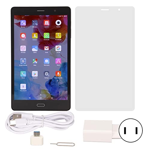 8 Inch Tablet, 4G LTE HD Tablet 1920x1200 100240V for Game US Plug