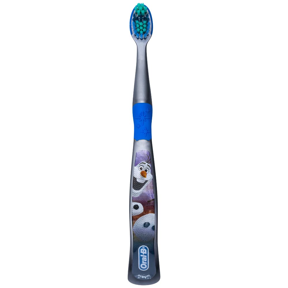 Oral-B Disney Frozen Toothbrush, 3+ YRS, Extra Soft (Characters Vary) - Pack of 3