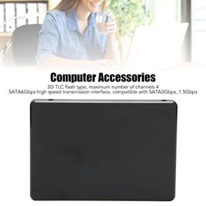 LBEC 1TB SSD, 3D TLC Flash Type Various Capacities 2.5in K100 SSD for Computer for Notebook Computer 128GB