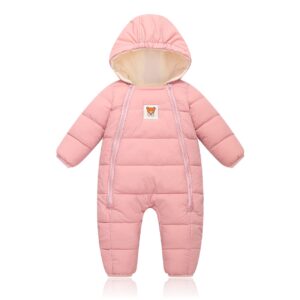 fumdonnie infant snowsuit toddler winter coat baby girl clothes warm jacket 6-9 9-12 month