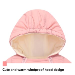 Fumdonnie Infant Snowsuit Toddler Winter Coat Baby Girl Clothes Warm Jacket 6-9 9-12 Month