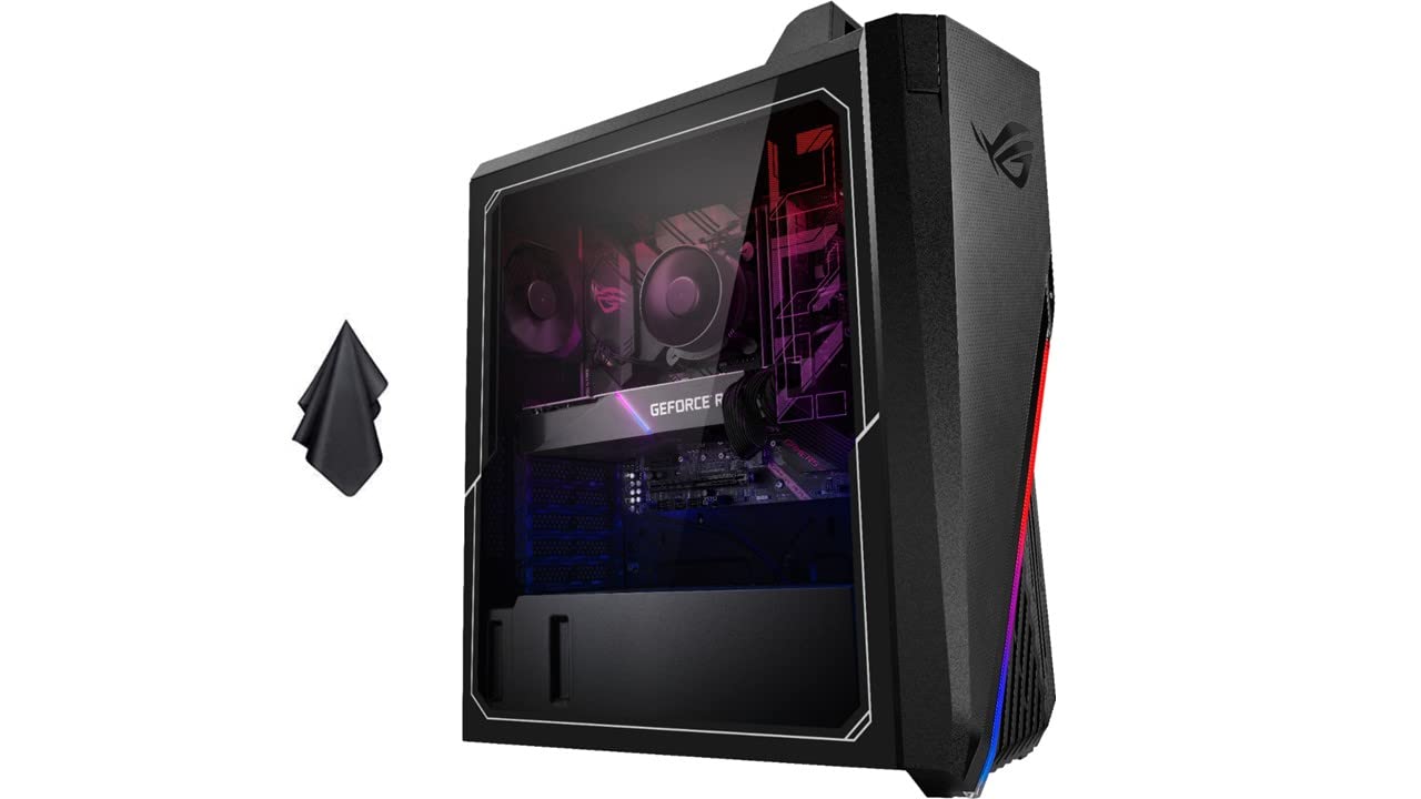 Asus ROG Strix G15 Gaming Desktop, Intel 11th Generation Core i7-11700KF Processor, NVIDIA GeForce RTX 3080 10GB GDDR6, HDMI, WiFi, Windows 10, Black (64GB RAM | 2TB SSD + HDD)