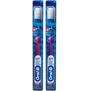 oral-b indicator ortho toothbrush, trimmed for braces, 35 soft (colors vary) - pack of 2