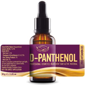 artekas innovation d-panthenol - oil - cosmetic grade - 76.9% concentration - for homemade skin, hair and nail products - 1 oz