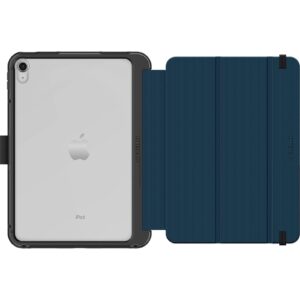 OtterBox Symmetry Folio Series case for iPad 10th Gen (ONLY) - Coastal Evening (Clear/Black/Blue), Ultra-Sleek Design, Multiple Viewing Positions, Magnetic Sleep/Wake Cover