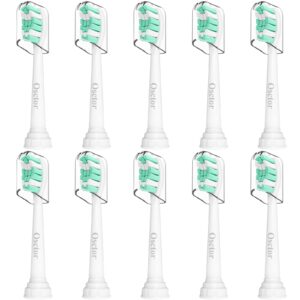 osctor replacement toothbrush heads for philips sonicare plaque control protectiveclean c2 c3 c1 w g2 4100 5100 6100 electric toothbrush hx9024,10 pack sonic electric toothbrush brush heads