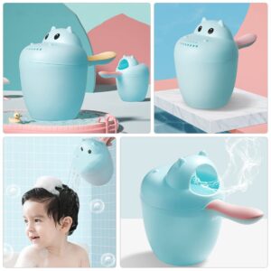 Baby Shampoo Cup Water Dipper Baby Shower Water Ladle Baby Showering Water Ladle Water Ladle for Bath Plastic Water Scoop Baby Bathing Water Ladle Bath Spoon Bathing Water Spoon