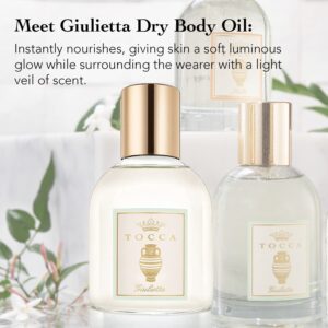 Tocca Dry Body Oil (100 ml) and Eau de Parfum (20 ml) in Giulietta - Fresh Floral, Pink Tulips, Green Apple, Vanilla Orchid