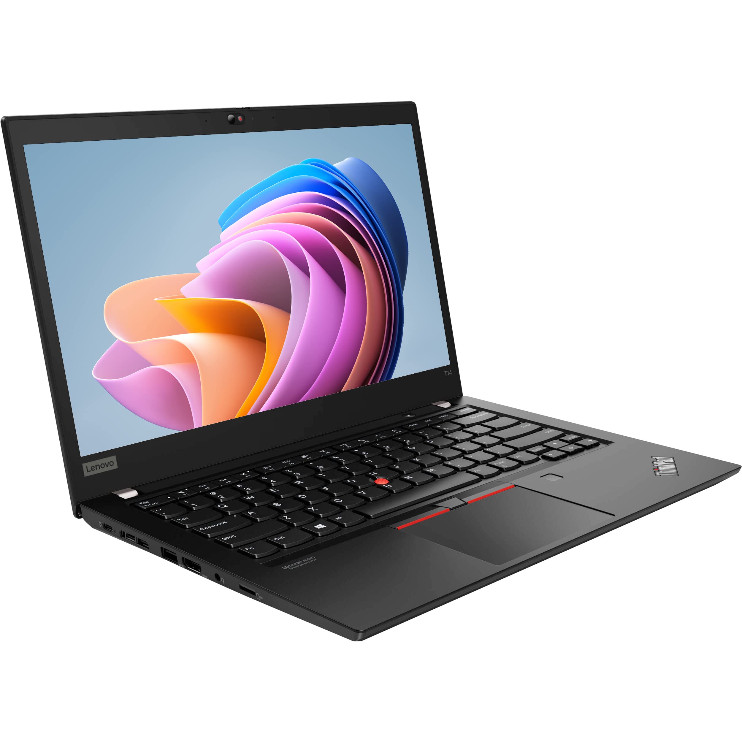 Lenovo Thinkpad T14 (Gen 1) 14" Laptop, i5 10310U 1.7Ghz, 16GB DDR4, 512GB NVMe SSD, 1080p Full HD, Thunderbolt 3, HDMI, Webcam, Windows 10 Pro (Renewed)