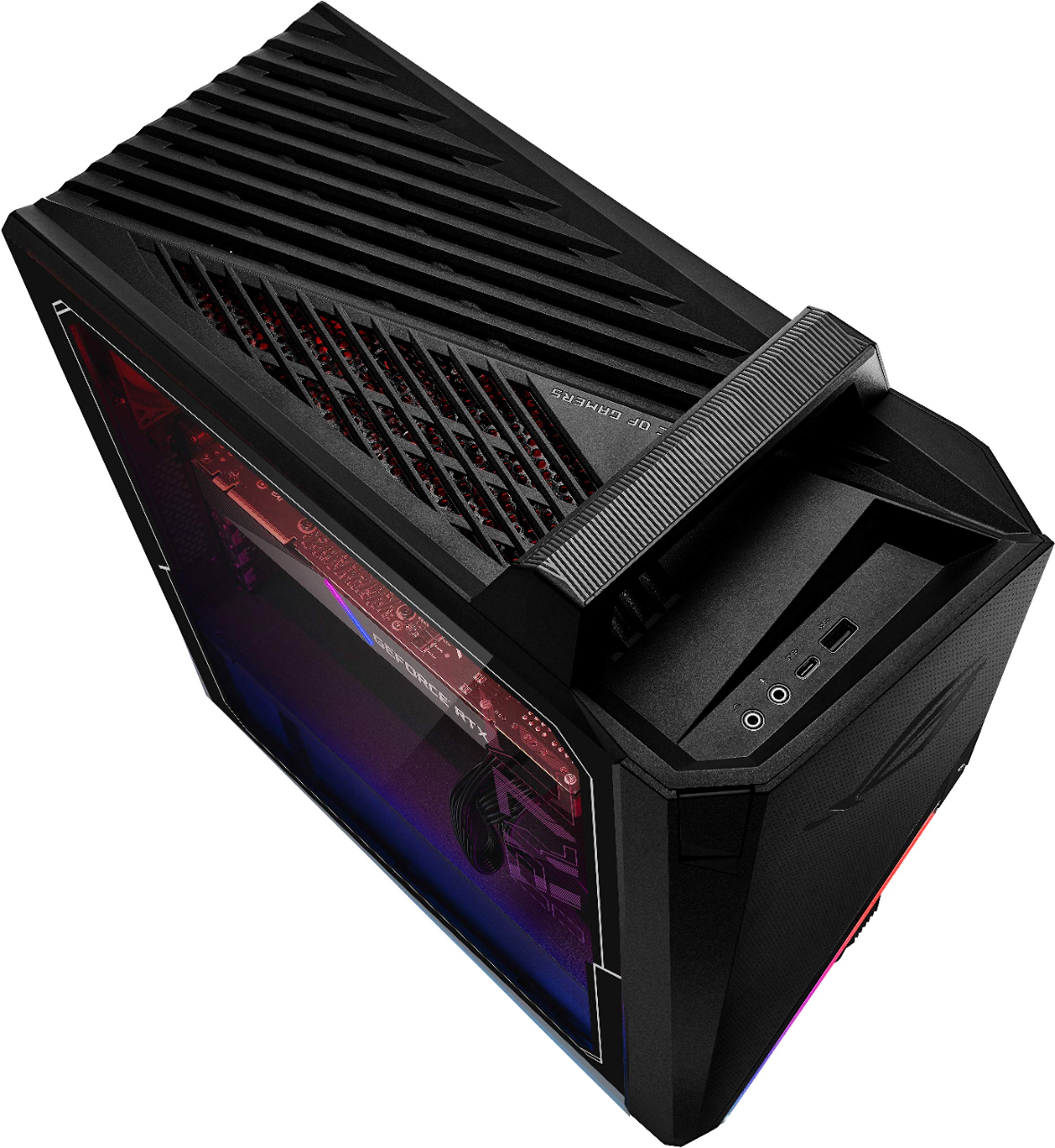 Asus ROG Strix G15 Gaming Desktop, Intel 11th Generation Core i7-11700KF Processor, NVIDIA GeForce RTX 3080 10GB GDDR6, HDMI, WiFi, Windows 10, Black (64GB RAM | 2TB SSD + HDD)