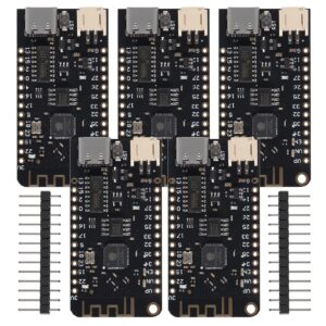 aitrip 5pcs esp32 lite v1.0.0 wifi bluetooth development board antenna esp32 esp-32 rev1 ch340g micropython 4mb type-c usb for arduino