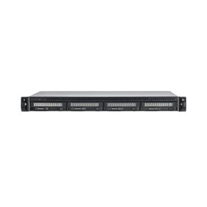 terramaster u4-423 2.5gbe nas rackmount 1u 4-bay high performance for smb with n5095 quad-core cpu, 4gb ddr4 memory, 2.5gbe port x 2, network storage server (diskless)