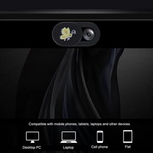 SOLUSTRE Computers Laptops 4pcs Peeping for Blocking Covers Mobile Tablet Web Slider Camera Anti Privacy Webcam Slide Cover Your Slide, Phone Laptop Cute Pattern Computer Decoration Computer Camera