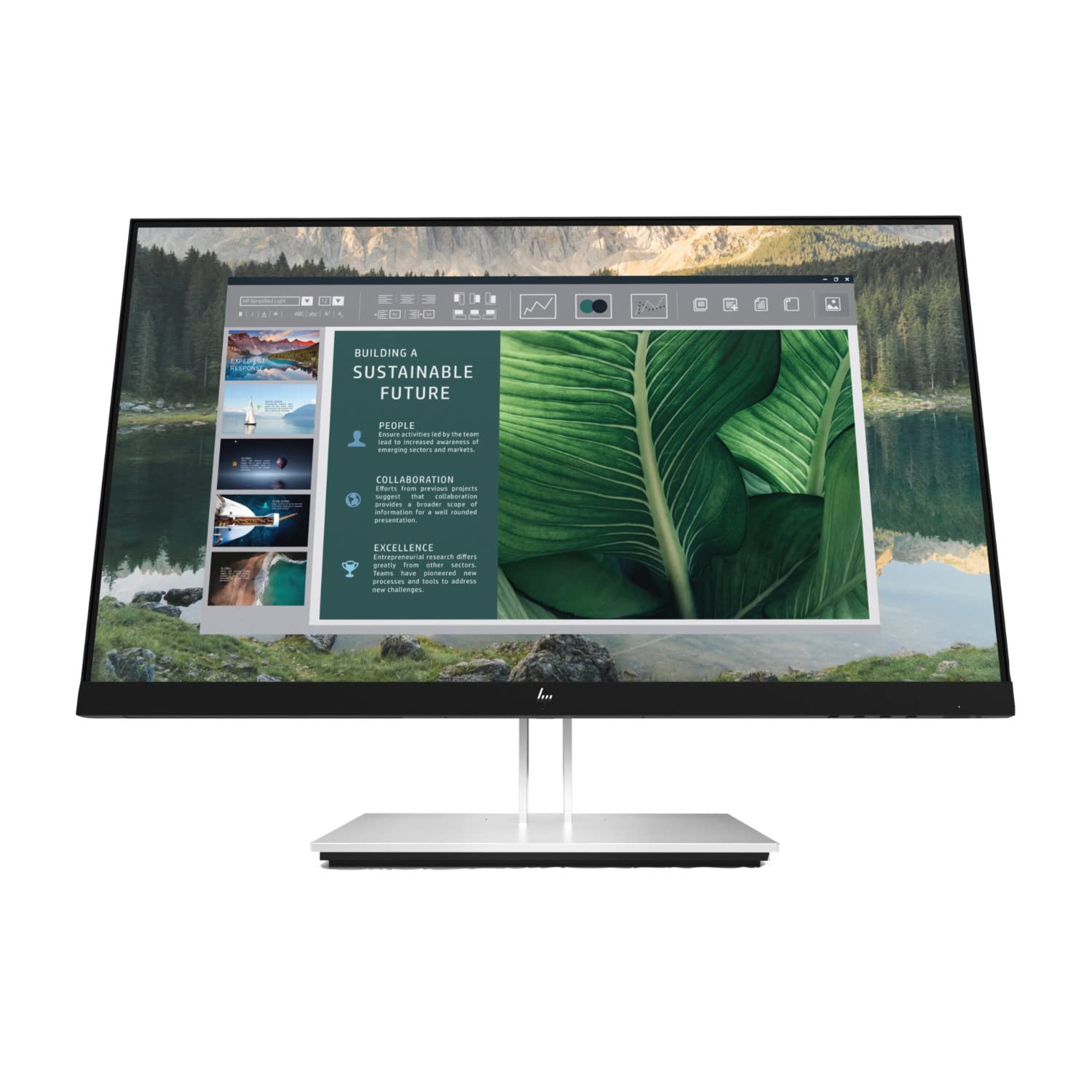 HP E24u G4 FHD Monitor 23.8", FHD 91920x1080, 250 nits, USB Type-C, DisplayPort1.2, USB-A(4), On-Screen Controls, Pivot Rotation, Anti-Glare (Renewed)