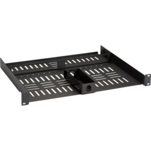 black box network - kvxhp-rmk - black box kvxhp series extender rackmount tray - for power module - 1u rack height x 19 rack width - rack-mountable - black - taa compliant