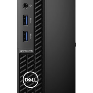 Dell OptiPlex 3000 3080 Windows 10 Pro MFF Business Micro Desktop, Intel Hexa-Core i5-10500T up to 3.8GHz (Beat i7-8700T), 8GB DDR4 RAM, 256GB PCIe SSD, WiFi Adapter, Ethernet, USB Keyboard Mouse